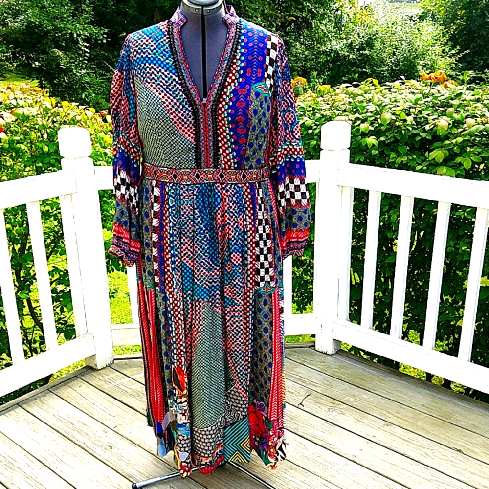 Stunning Multi Colored Maxi Dress From Anthropologie! - Gem